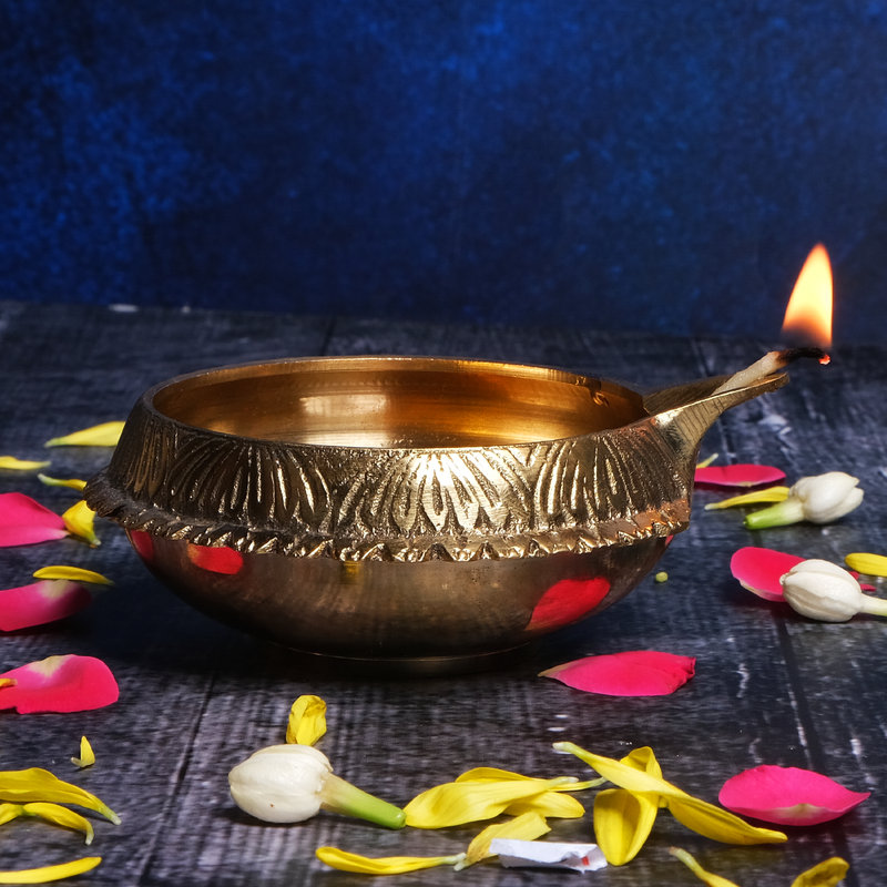 Brass Diya – The Pooja Store