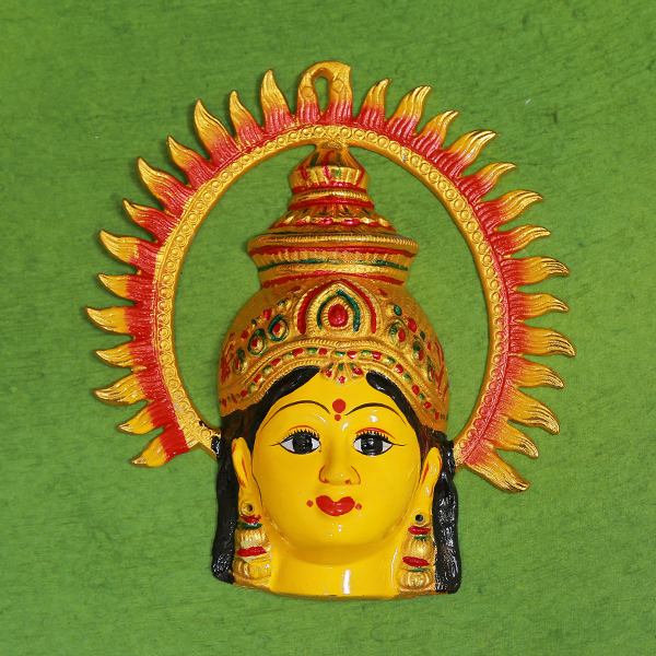 Lakshmi Face with Surya Mukut Plain / Decoration – The Pooja Store