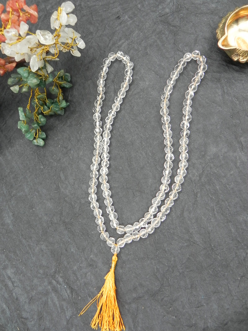 Spatika Mala round (108) beads – The Pooja Store